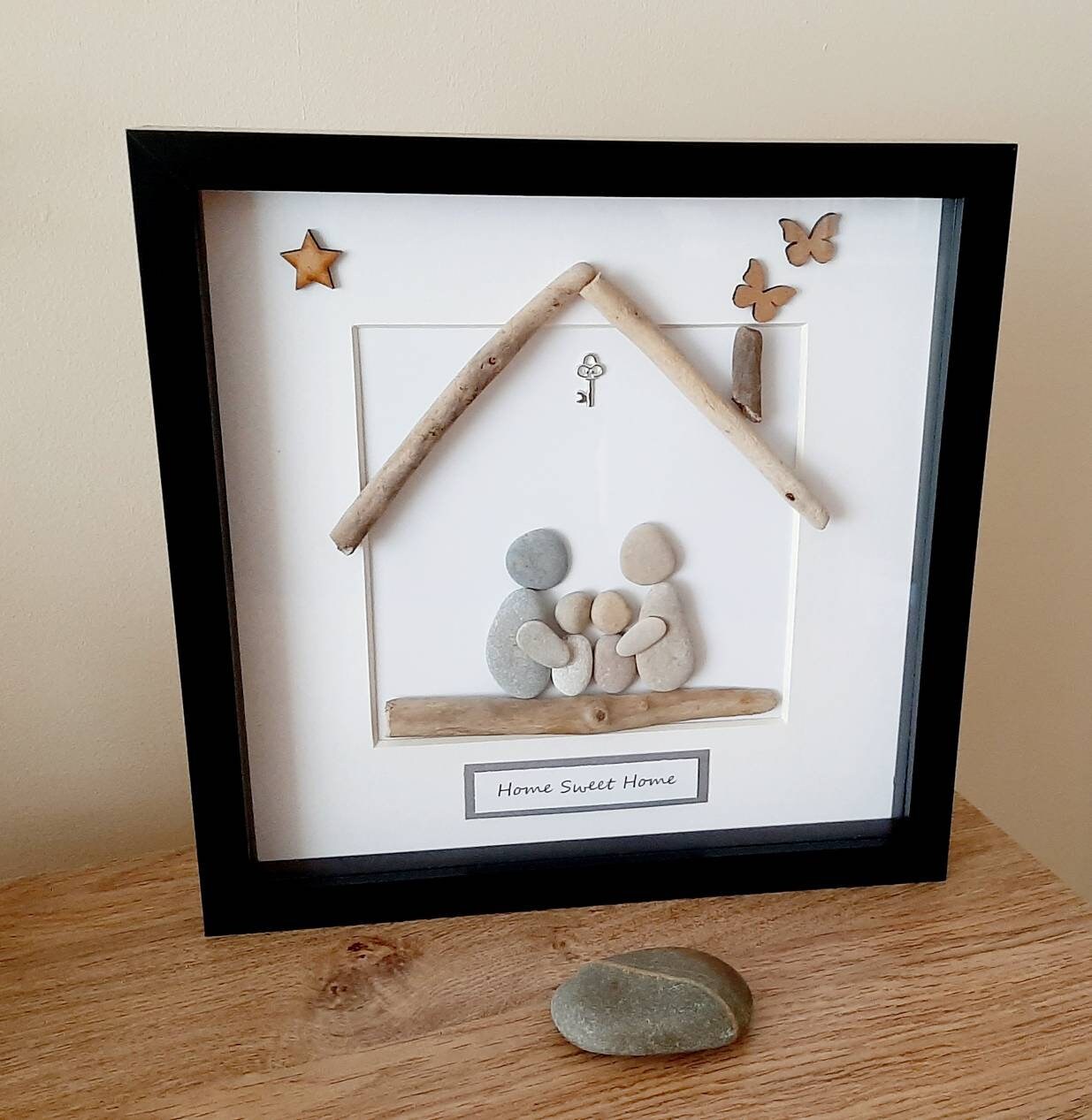 Pebble Art. New Home Pebble Art. First Home Pebble Art. Home - Etsy UK
