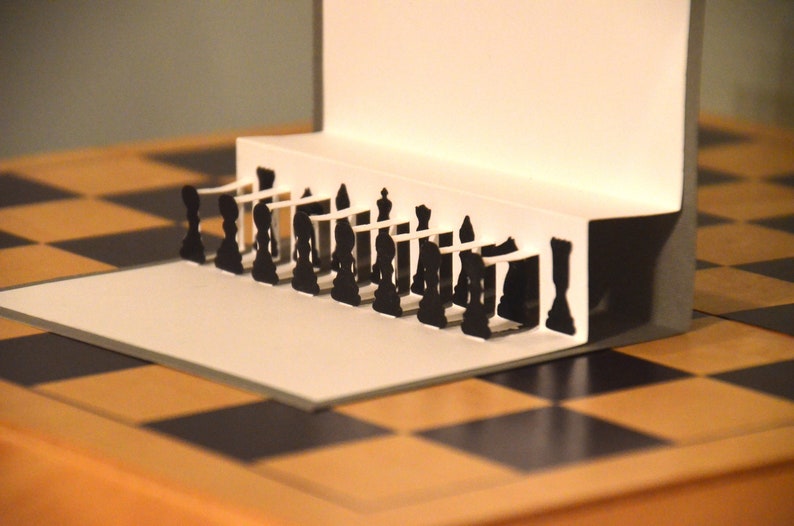 Chess Pop-up Card Chess Birthday Card you're the - Etsy