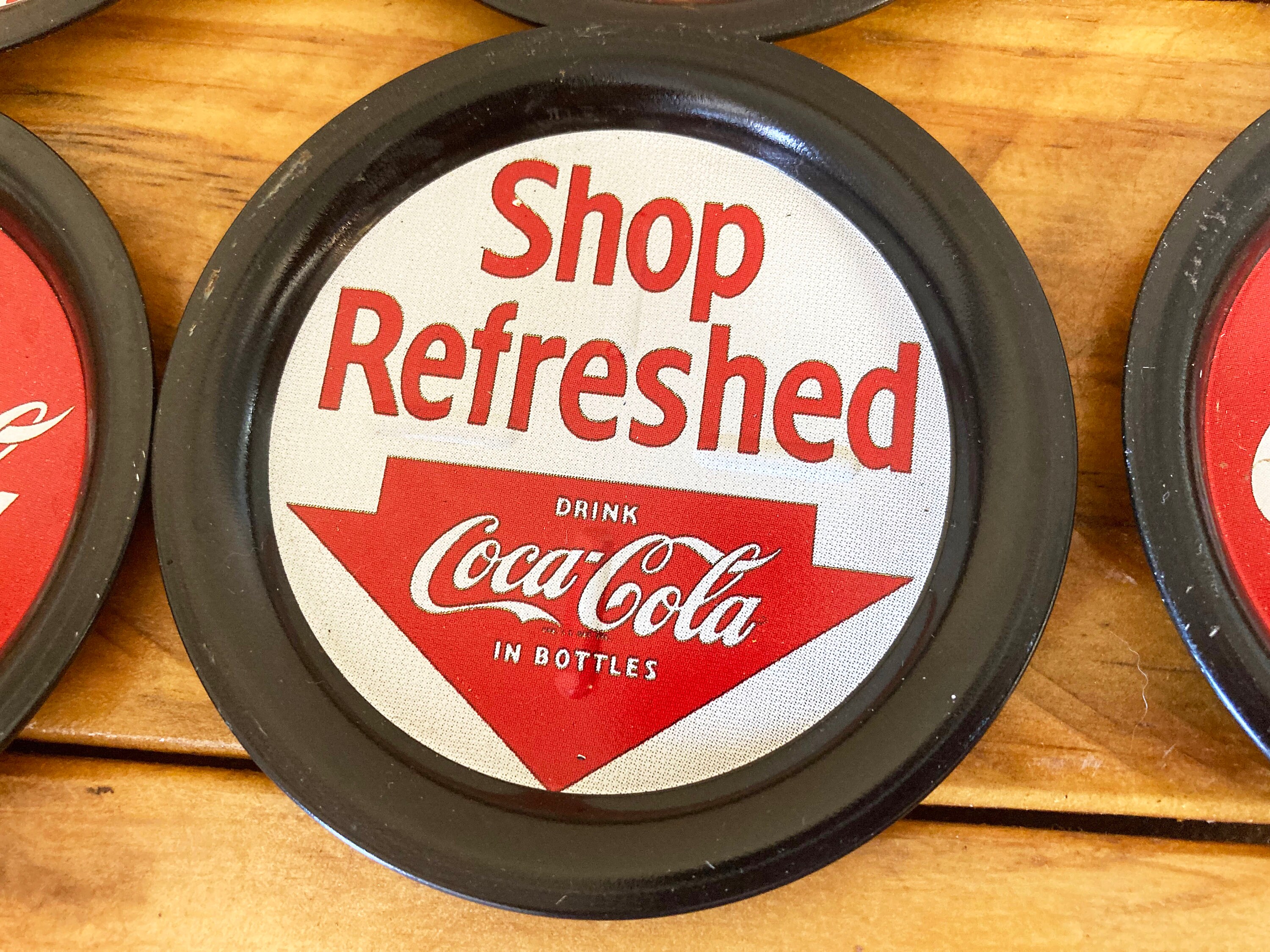 Set of 6 Vintage Coca Cola Coasters - Etsy