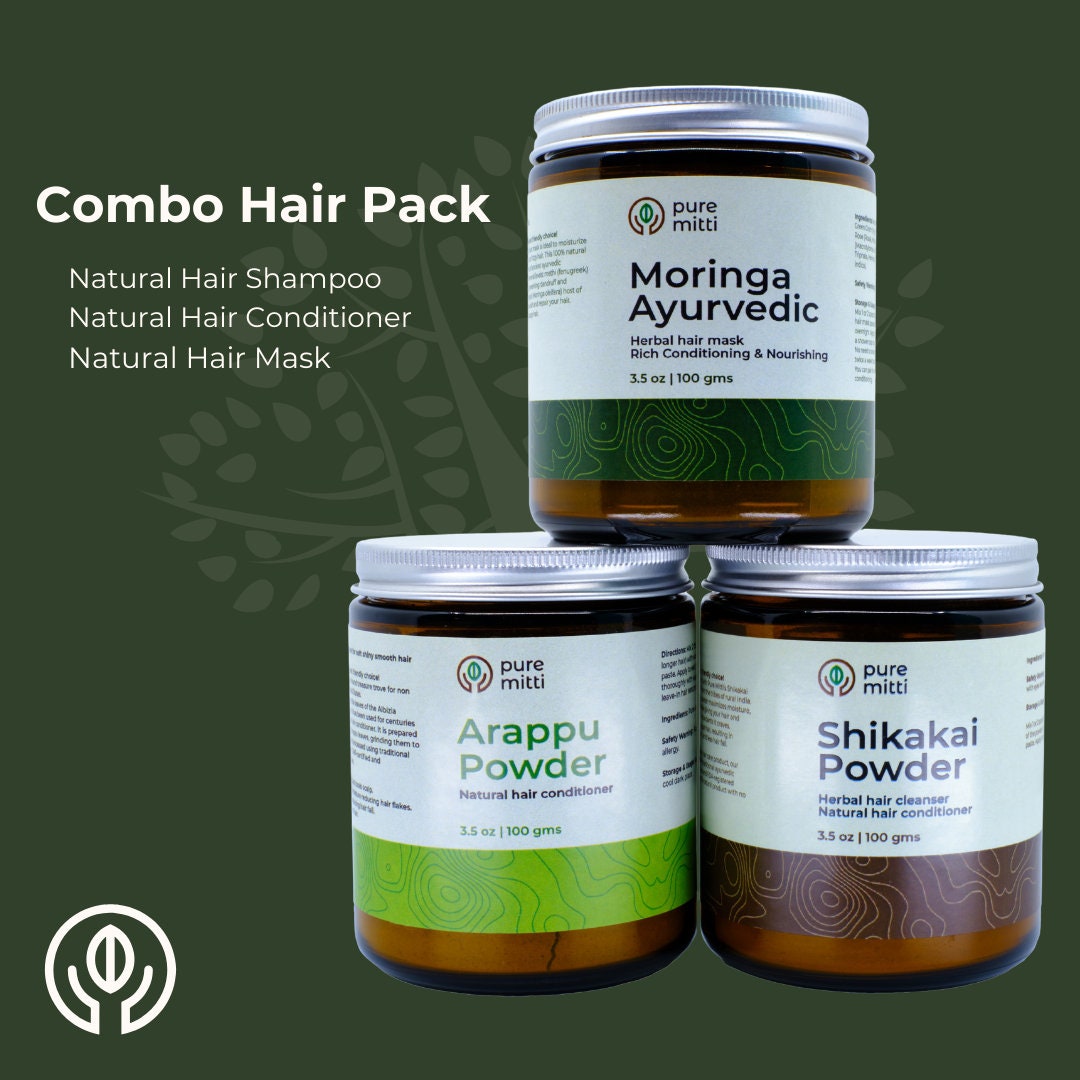 Hair Combo Pack Natural Hair Shampoo, Conditioner and Hair Mask - Etsy
