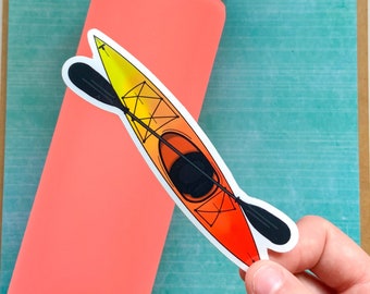 Kayak Sticker (WATERPROOF) - Etsy