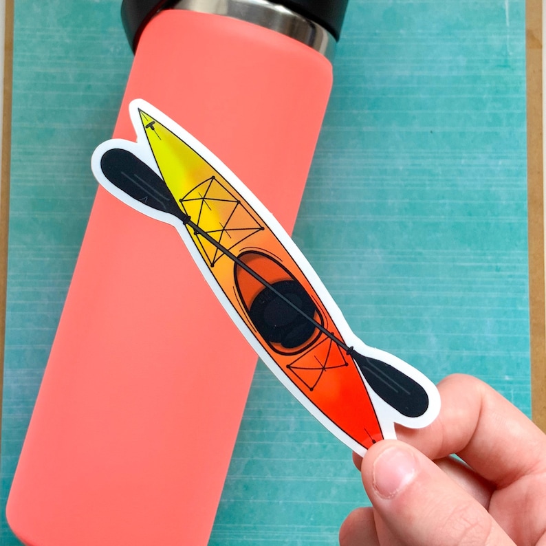 Kayak Sticker WATERPROOF | Etsy