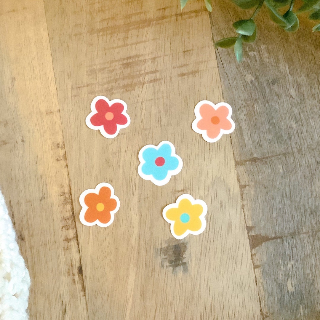 Mini Flowers Sticker Pack - Etsy