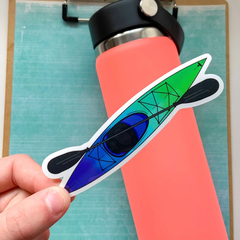 Kayak Decals and Stickers - Etsy