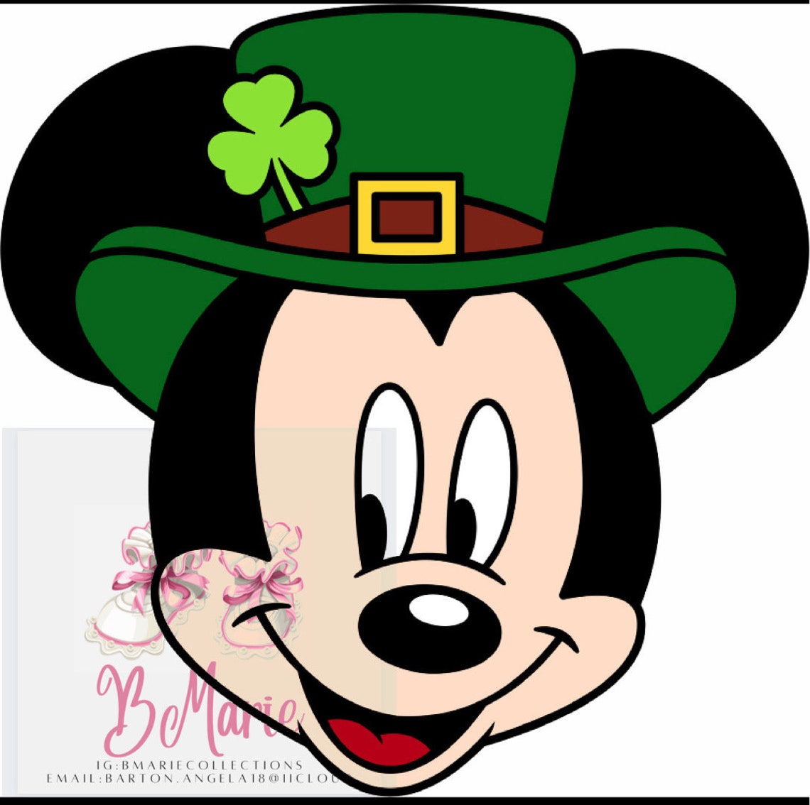 St Patrick's Day Mickey Mouse - Etsy