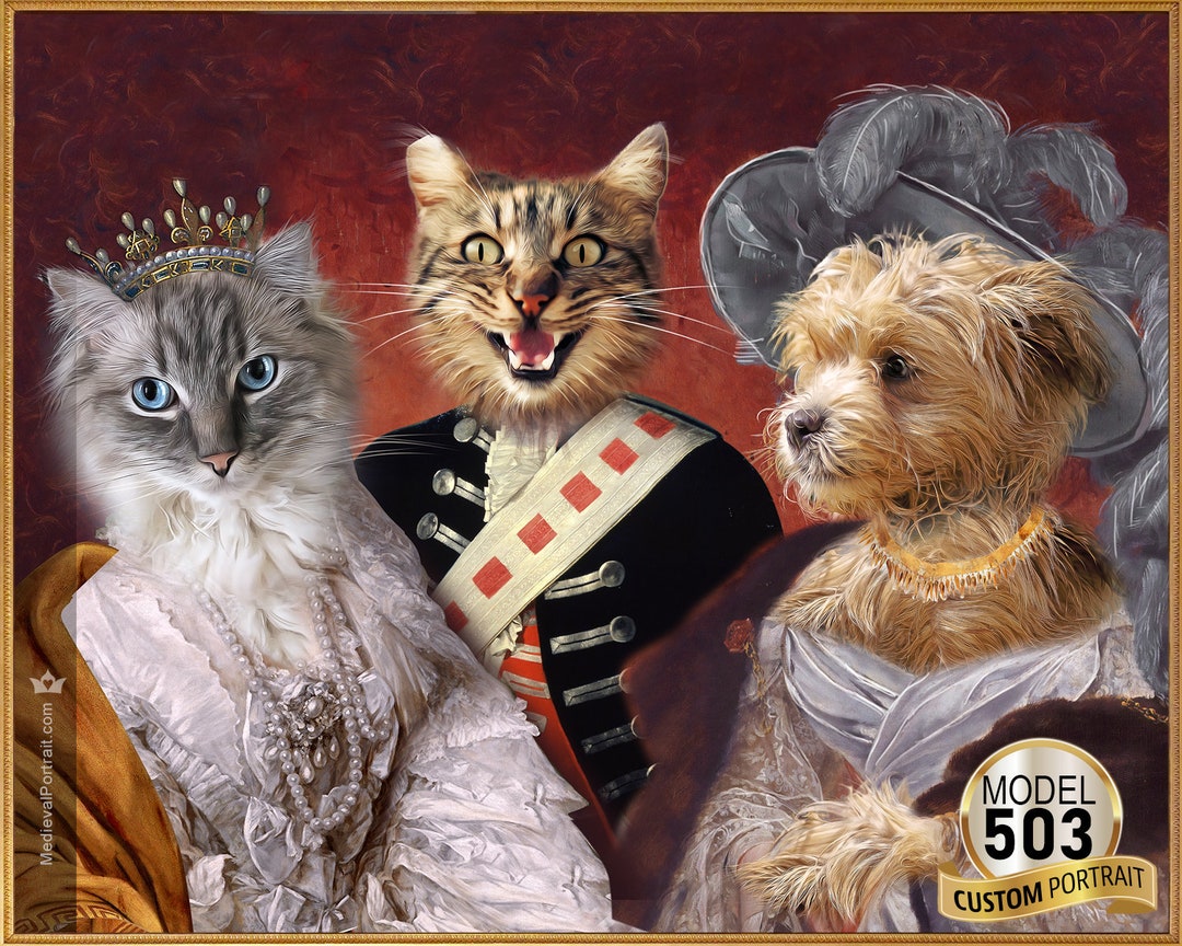 Royal Family, Multi Characters Canvas Print, Regal Crown Imperial and ...