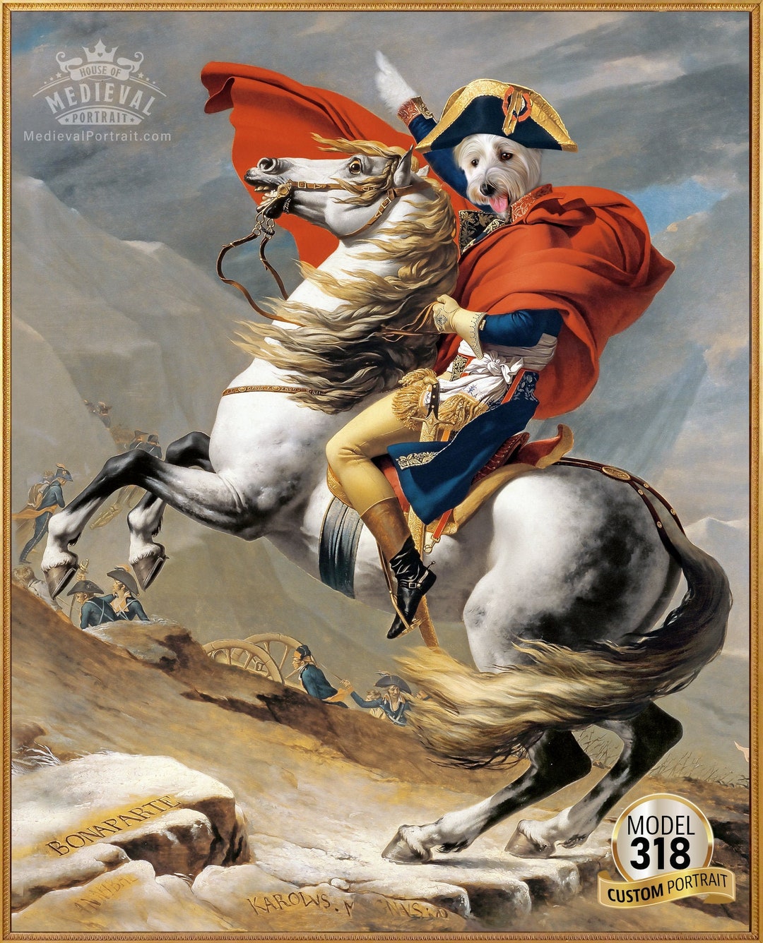 Napoleon Bonaparte On Horse