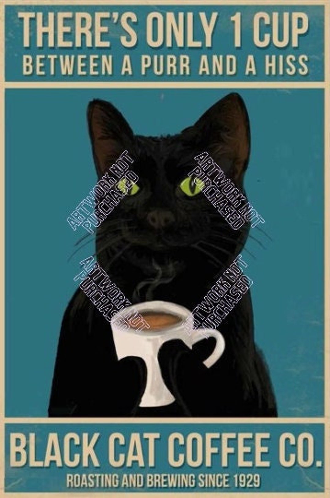 There is Only One Cup Between Purr and Hiss or Wine Because Murder is ...