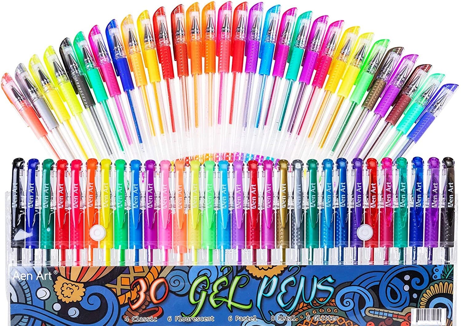 Gel Pens for Adult or Kids Coloring 30 Color Assortment - Etsy
