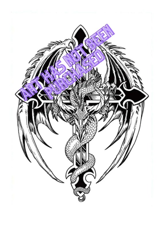 Dragon Dagger Tattoo