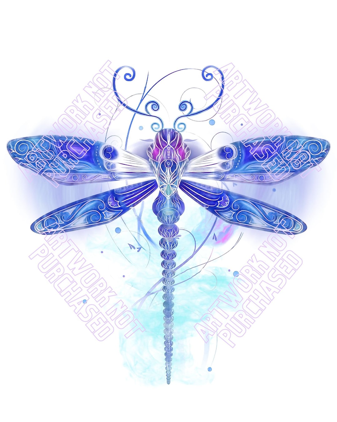 DIY Printable Beautiful Dragon Fly for Cards Tshirt Design Frame and ...
