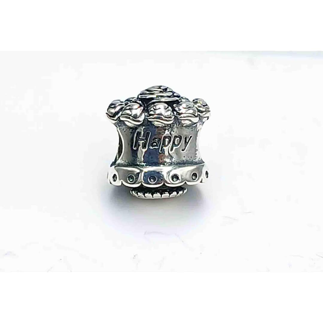 Pandora Happy Birthday Charm .925 Sterling Silver - Etsy