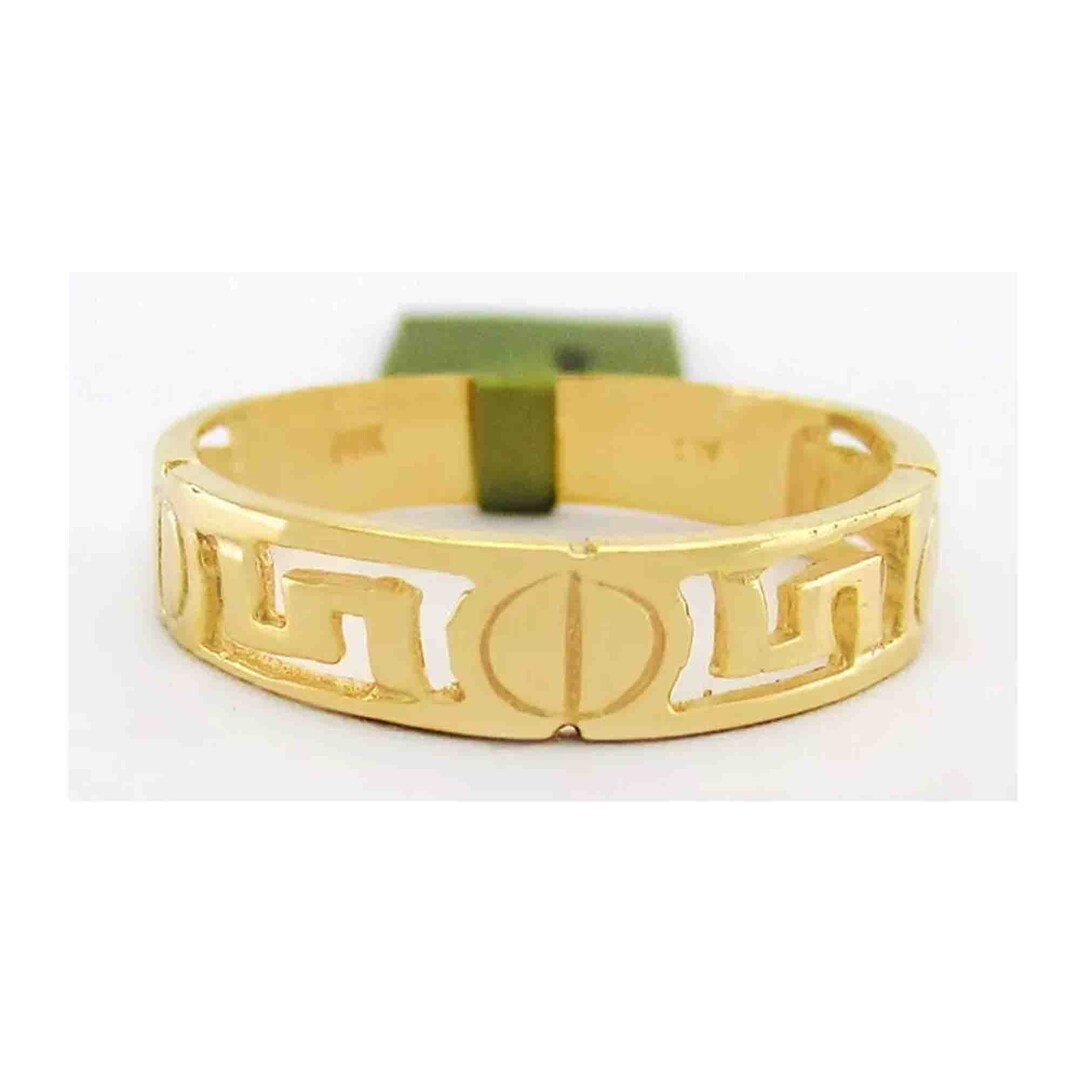 Greek Screw Ring 10k Yellow Gold - Etsy