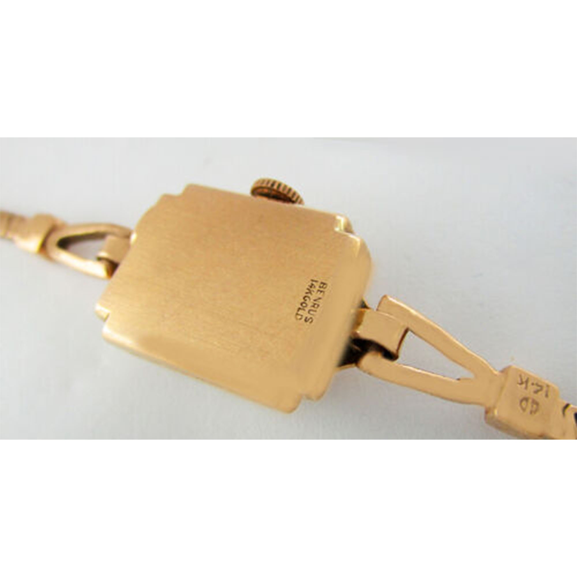 Benrus Lady's Watch 14K Yellow Gold - Etsy