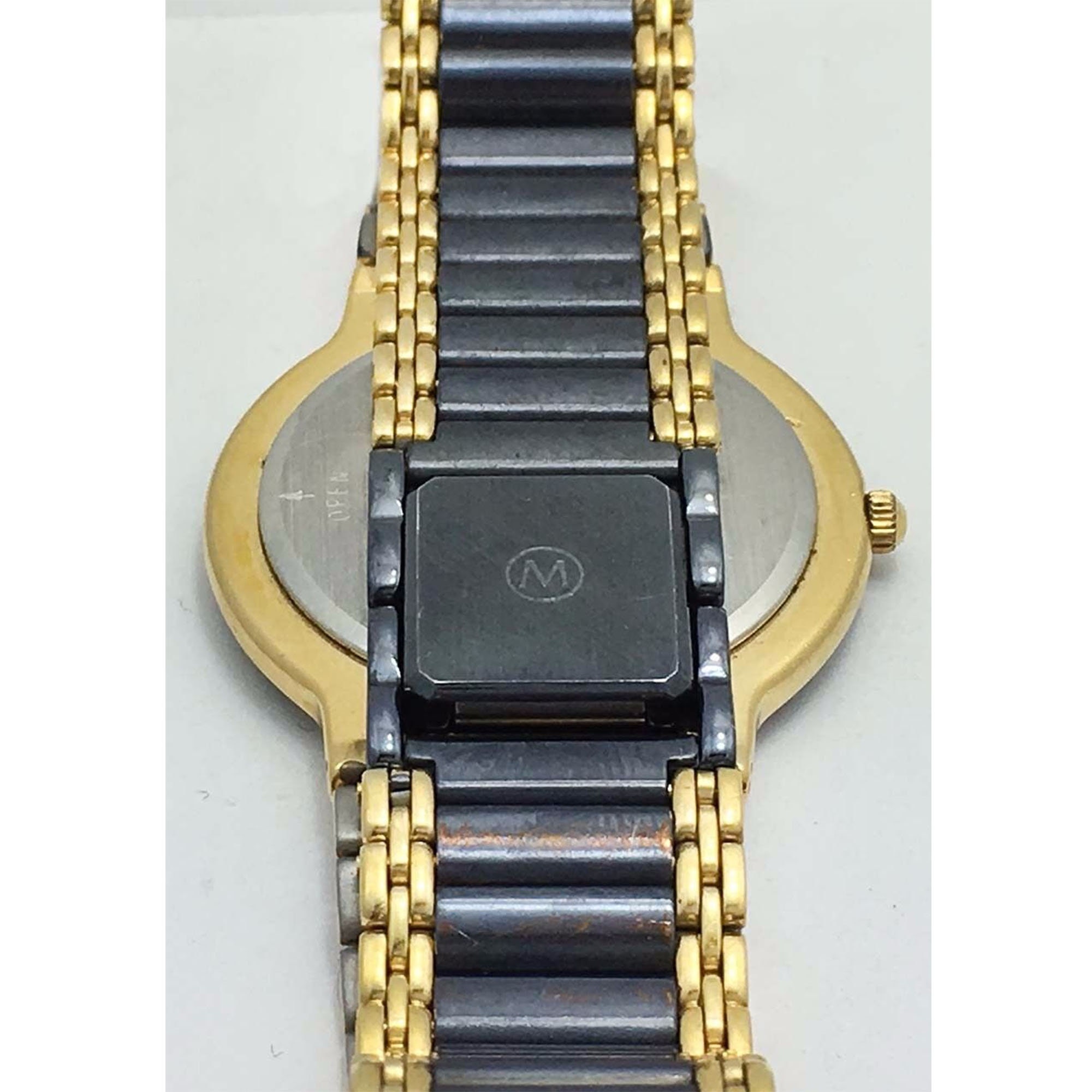 Movado Blue Sapphire Dial Crystal Golden/blue Wristwatch - Etsy