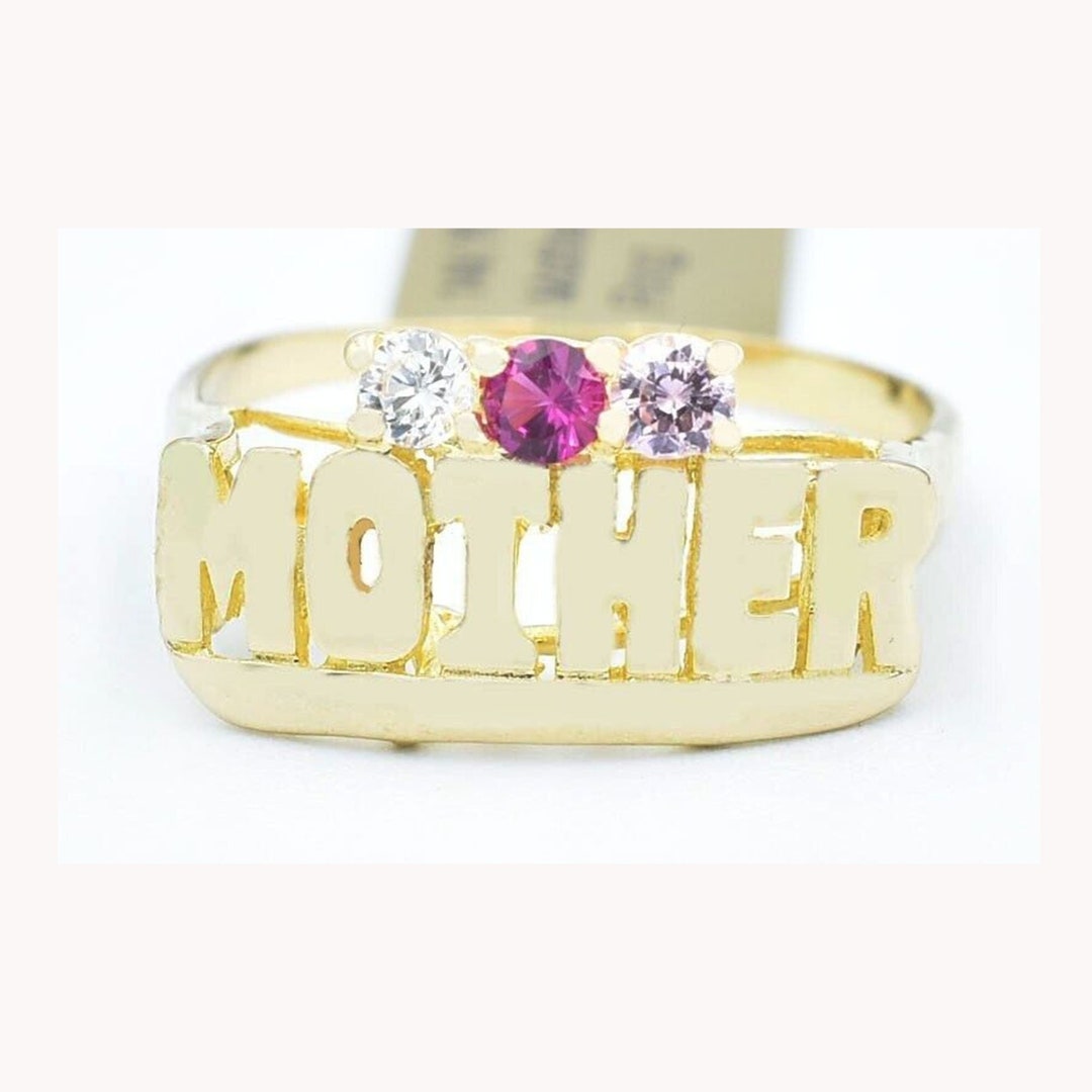 Mother Stones Ring 14k Yellow Gold - Etsy