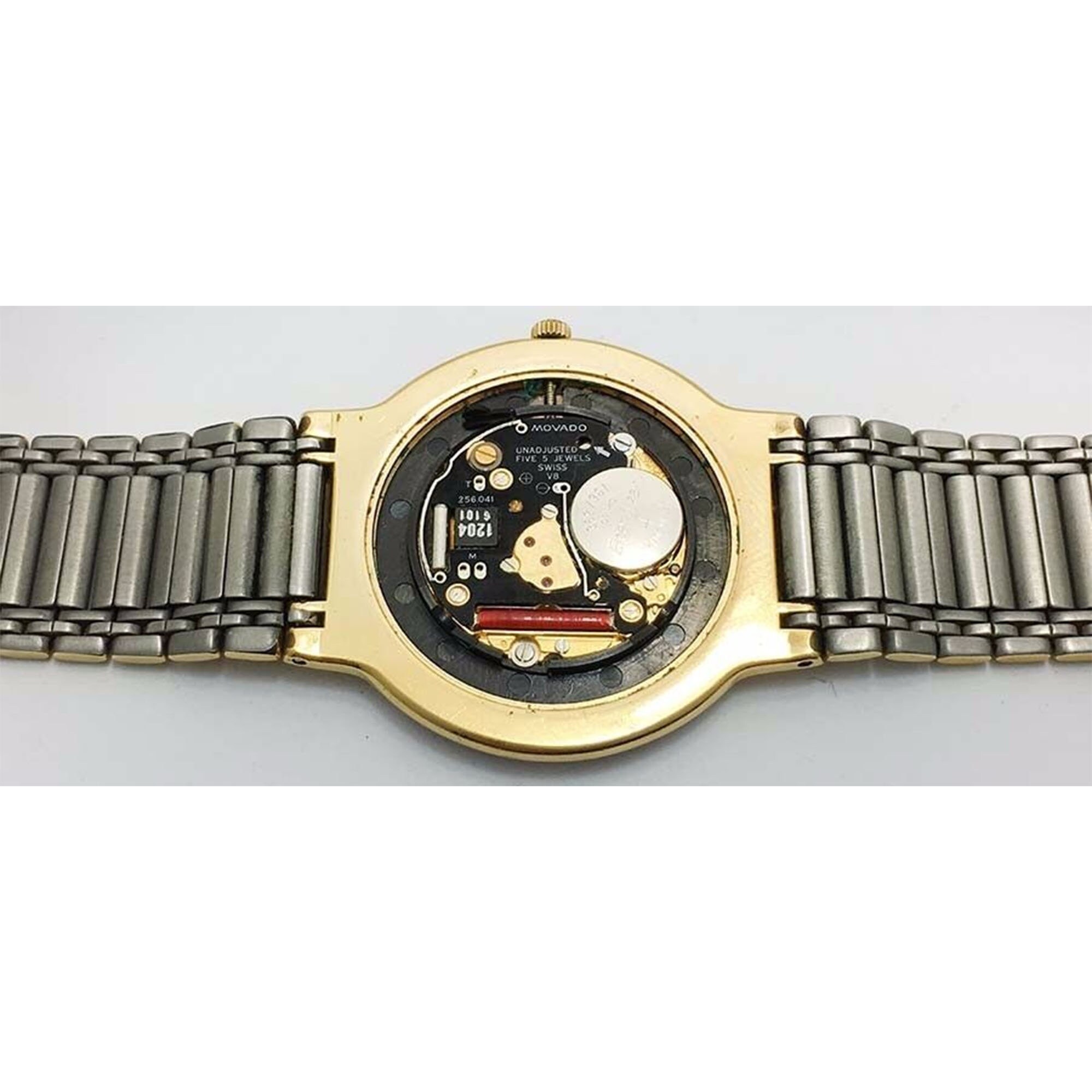 Movado Blue Sapphire Dial Crystal Golden/blue Wristwatch - Etsy