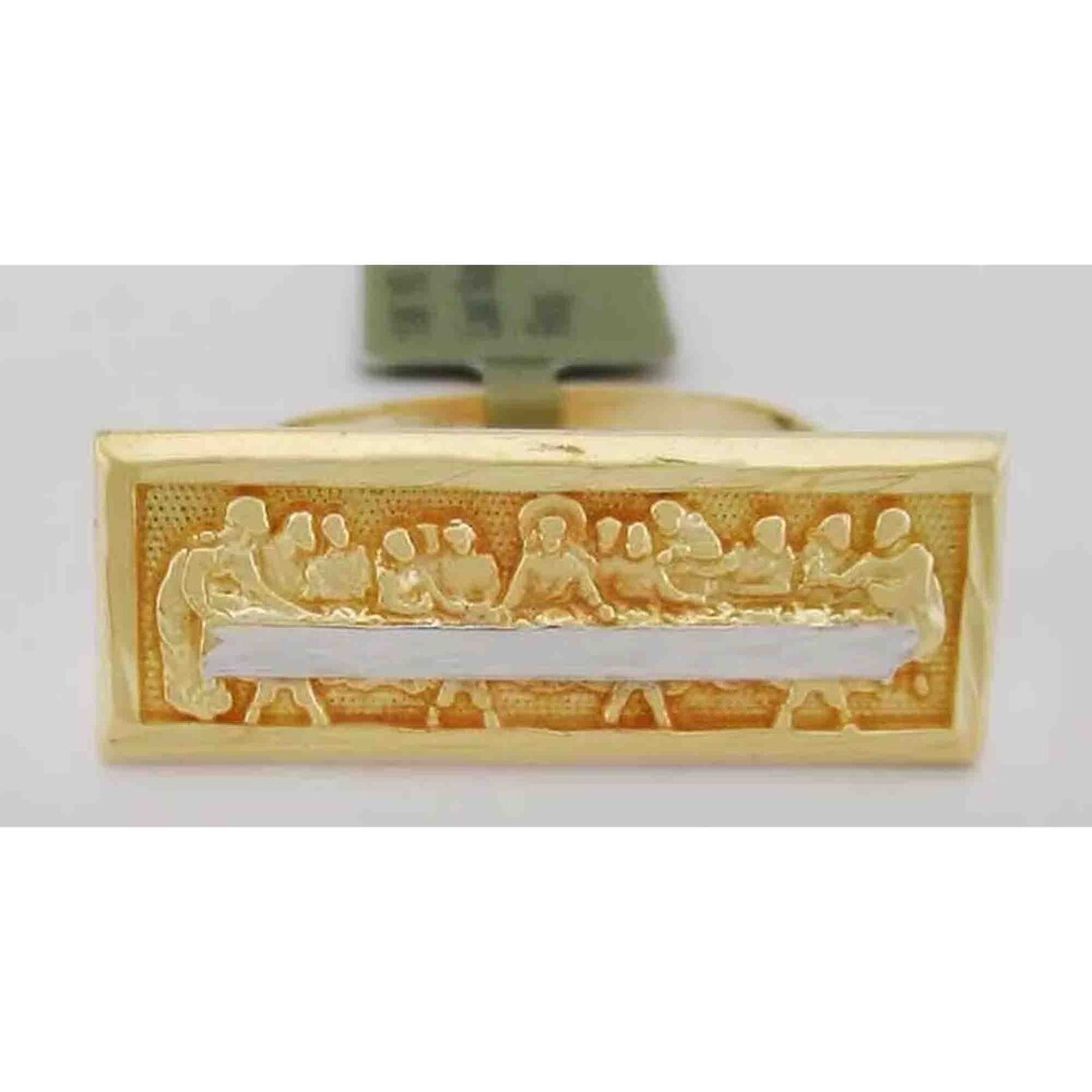 Diamond Cut Last Supper Ring 10k Yellow Gold - Etsy