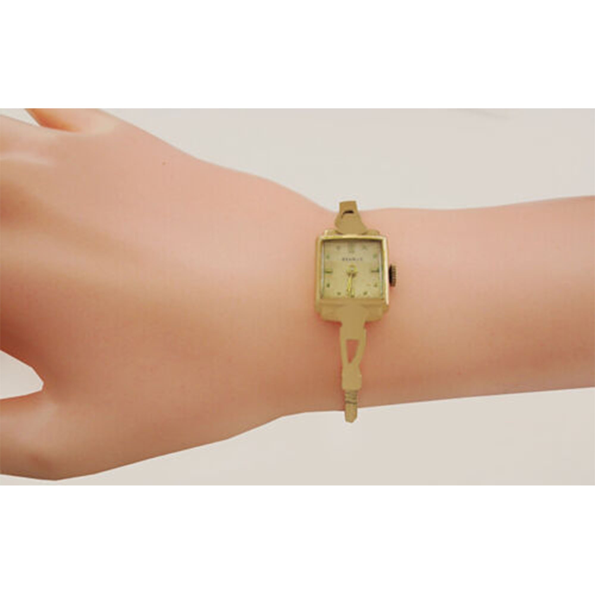 Benrus Lady's Watch 14K Yellow Gold - Etsy