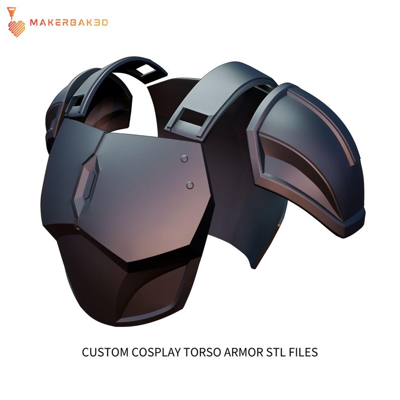 Custom Cosplay Torso Armor STL Files – Pro-quality 3D Printable Armor ...