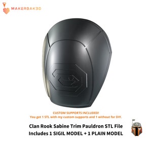 Clan Rook Rebel Trim Shoulder Armor 3D Printable - Etsy