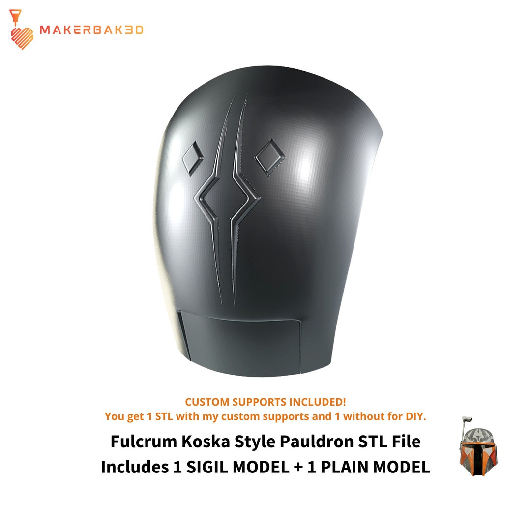 Fulcrum Sidekick Shoulder Armor 3D Printable - Etsy