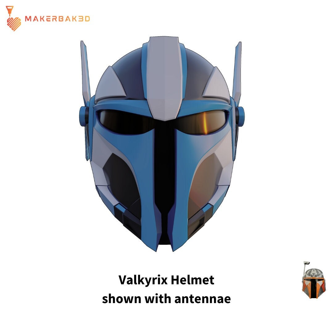 Valkyrix Wearable Helmet: 3D Printable Cosplay Armor (antennae ...