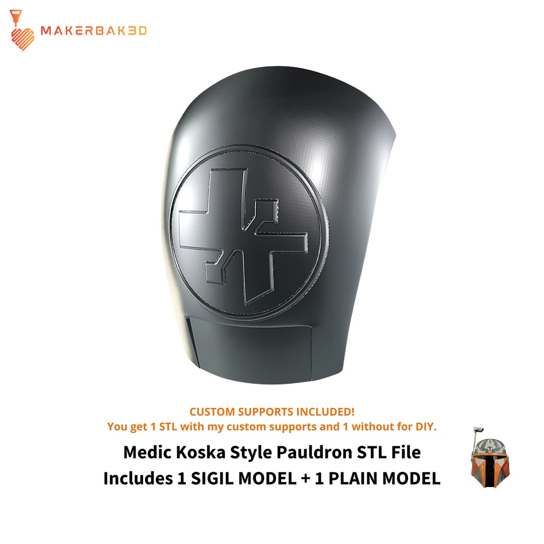 Medic Sidekick Shoulder Armor 3D Printable - Etsy