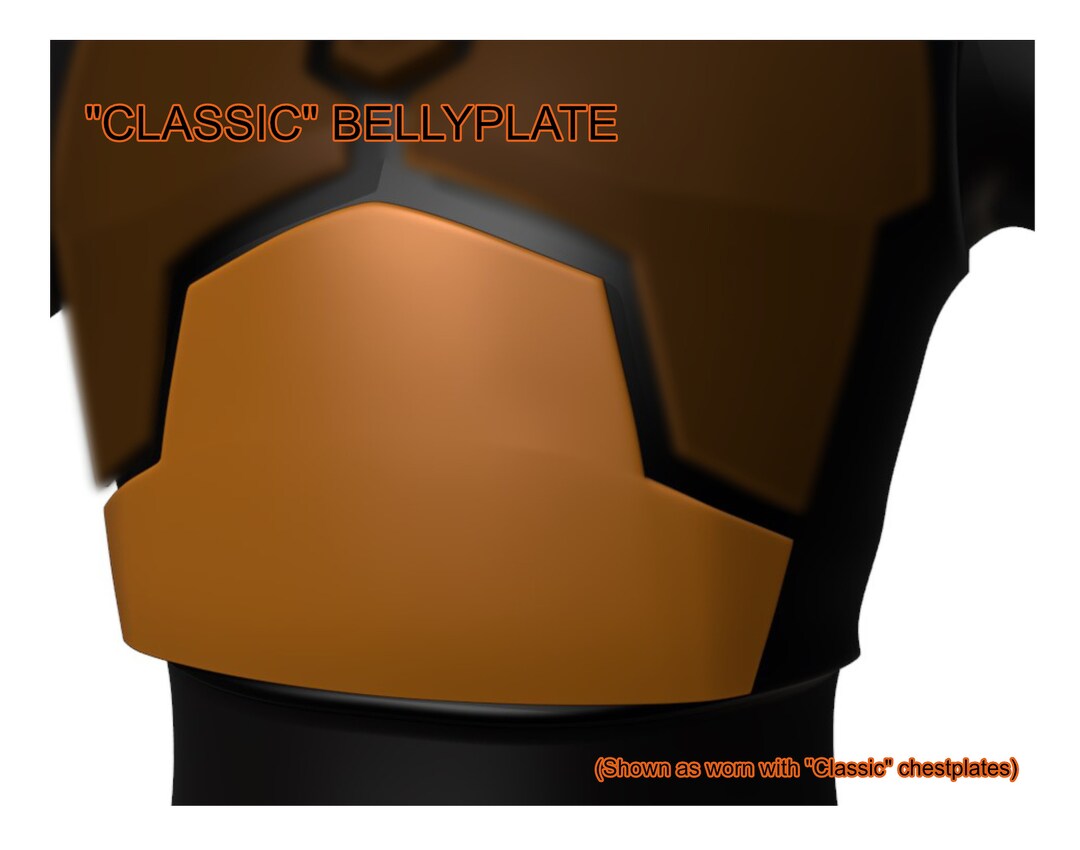 Classic Bounty Hunter Abdomen Armor 3D Printable - Etsy