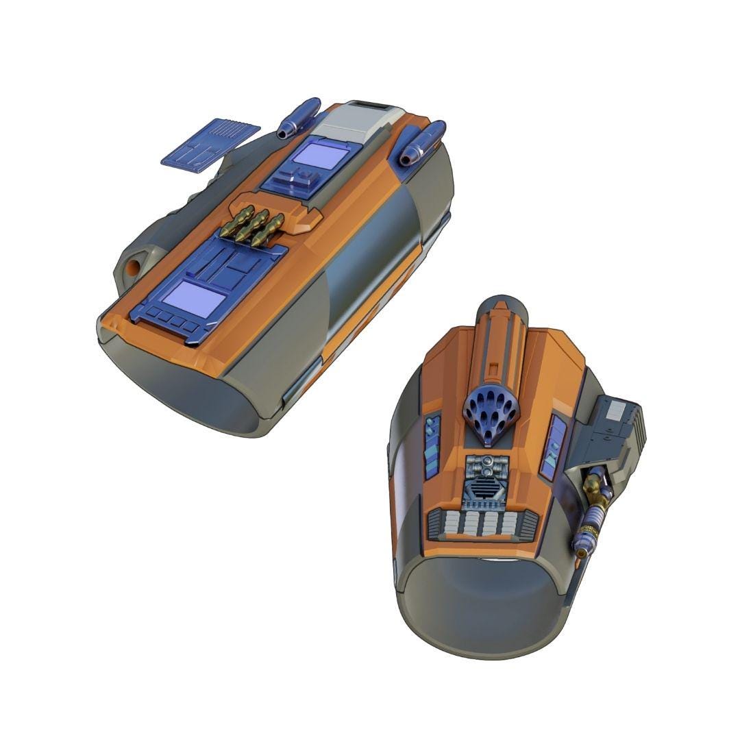 Gen3 Gauntlets 3D Printed Kit for Cosplay, Sci-fi Costume - Etsy