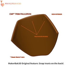 Mythosaur Bounty Hunter Shoulder Armor 3D Printable - Etsy