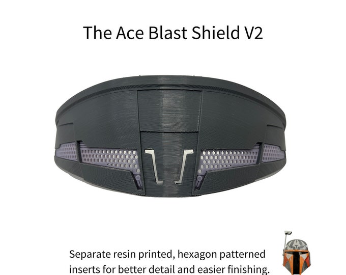 STOUT Blast Shield Mandalorian Helmet Accessories - Etsy