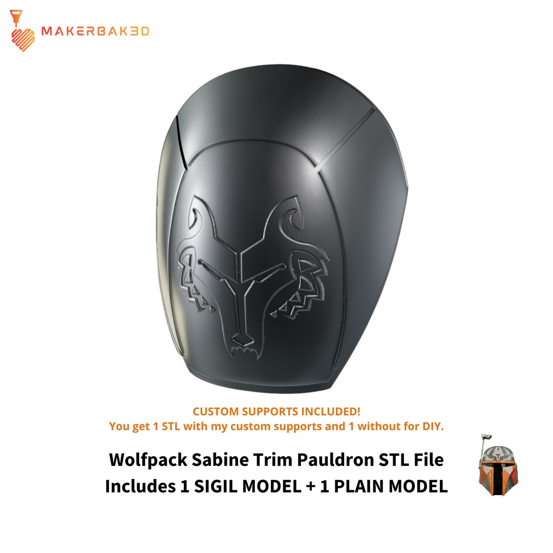 Wolfpack Rebel Trim Shoulder Armor 3D Printable - Etsy