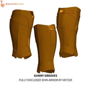 The Gunny Greaves Shin Armor - Etsy