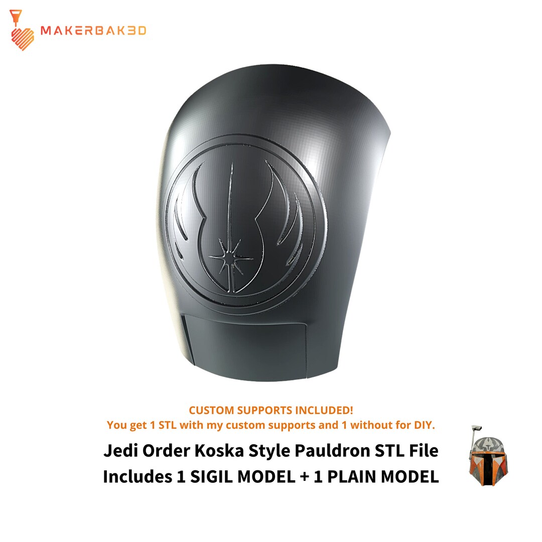 The Order Sidekick Shoulder Armor 3D Printable - Etsy