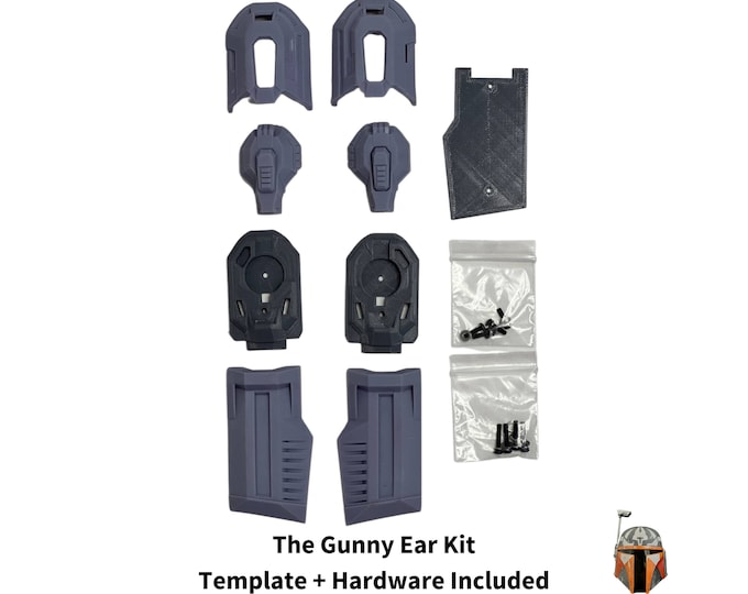 Mandalorian Cosplay Helmet Ear Cap Kit, Custom Parts to Enhance Your ...