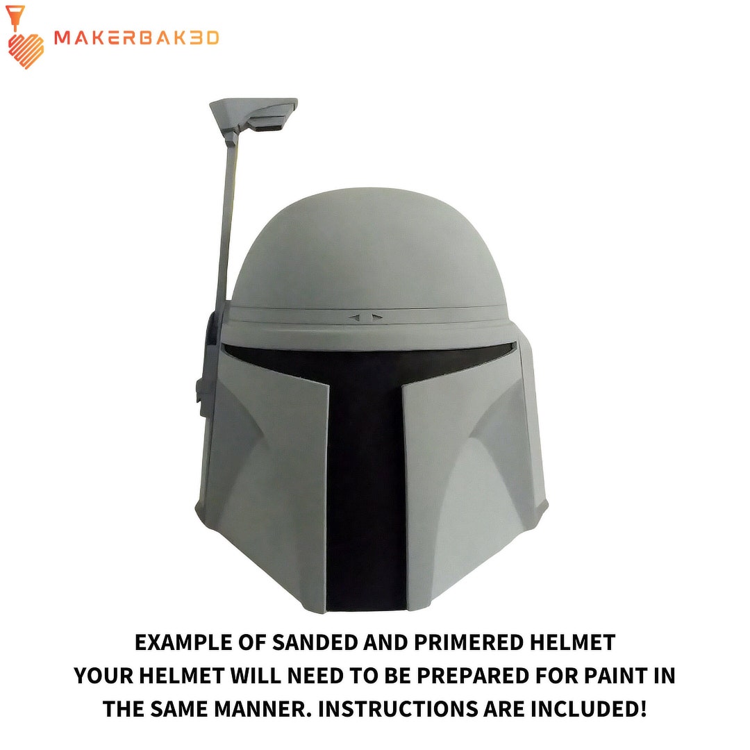 Bounty Hunter Helmet Kit: 3D Printed Cosplay Armor, Electronics Ready ...