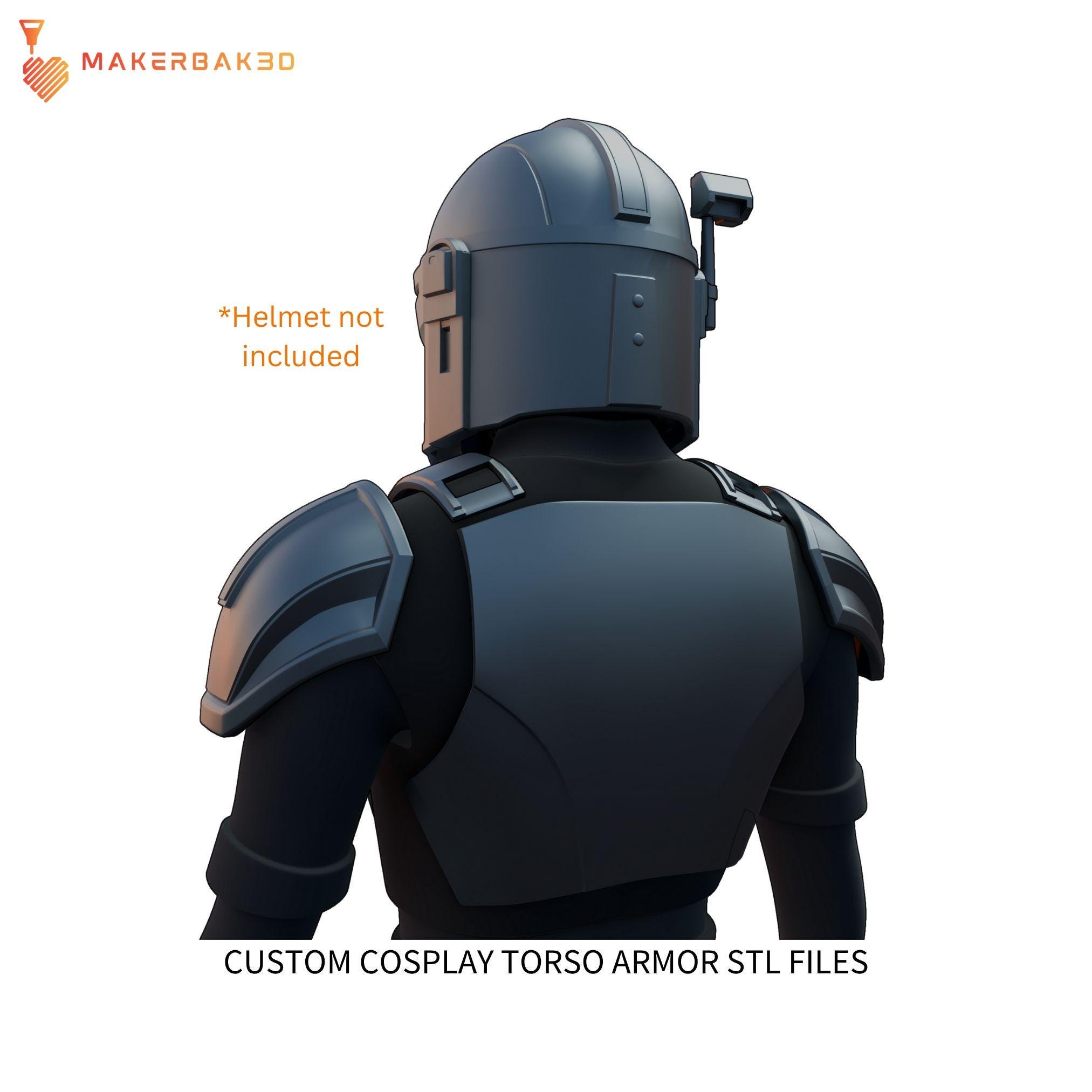Custom Cosplay Torso Armor STL Files – Pro-quality 3D Printable Armor ...