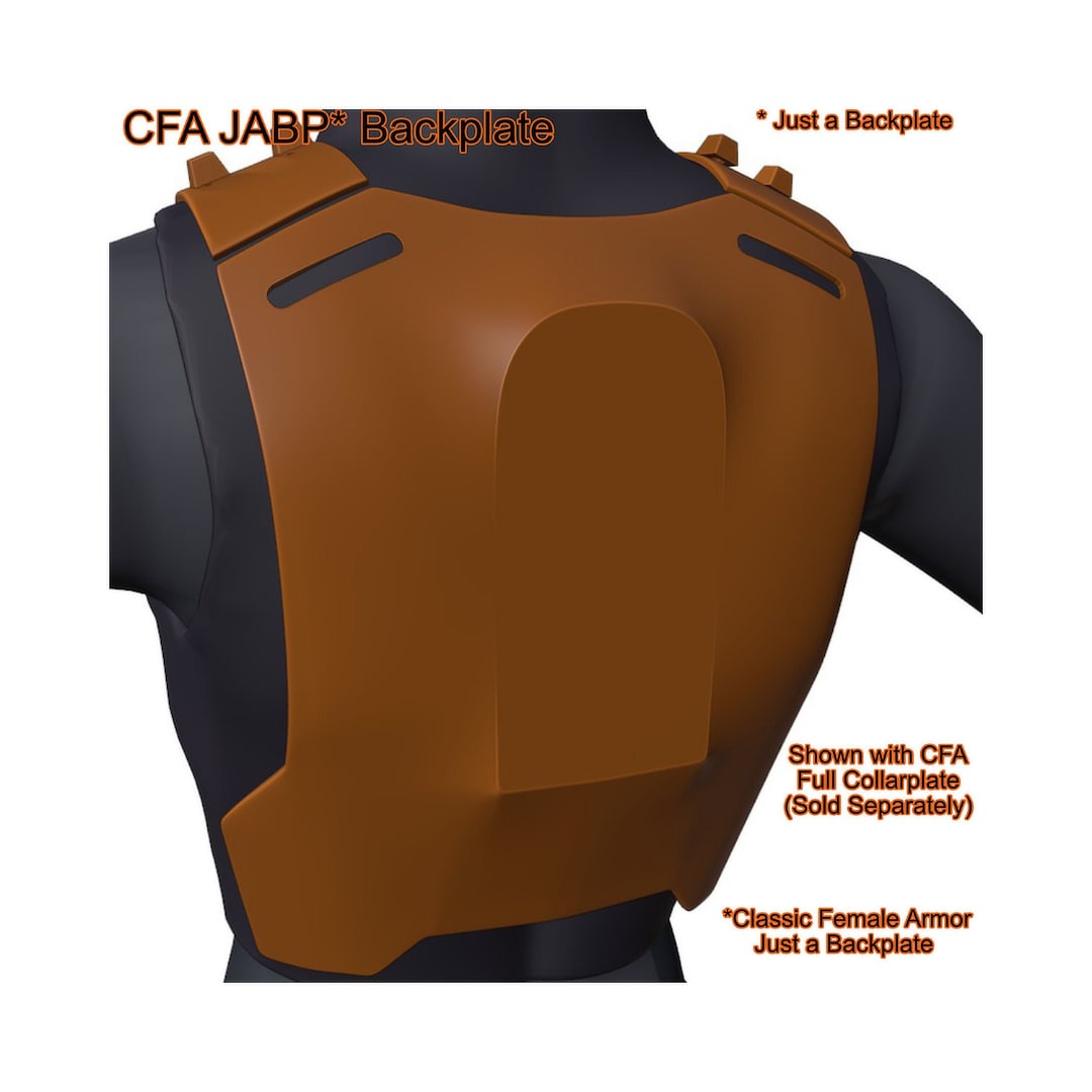 Female Backplate Armor [CFA] - Etsy