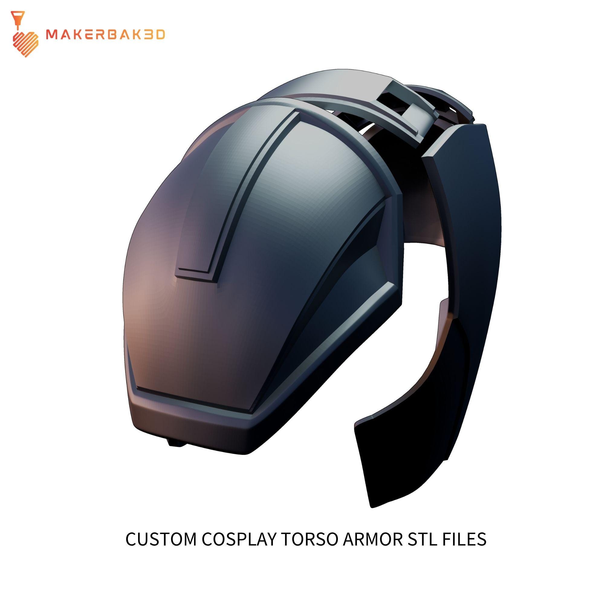 Custom Cosplay Torso Armor STL Files – Pro-quality 3D Printable Armor ...
