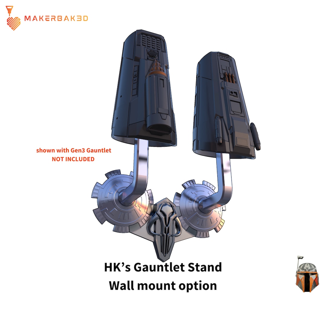 Mandalorian Gauntlet Display Stand - Star Wars Armor Showcase and ...