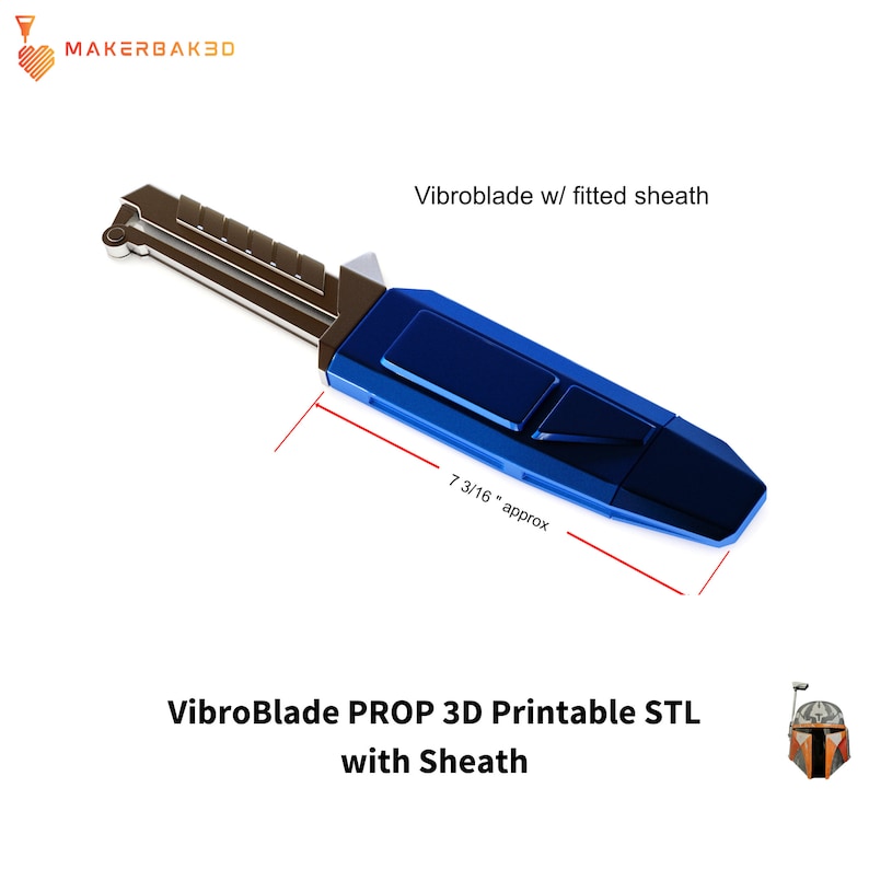 PROP Vibrobl*de With Sheath 3D Printable - Etsy
