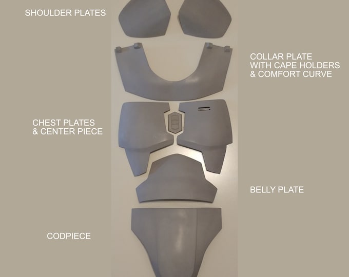 Mandalorian Body Armor Complete Kit Ready to Paint - Etsy