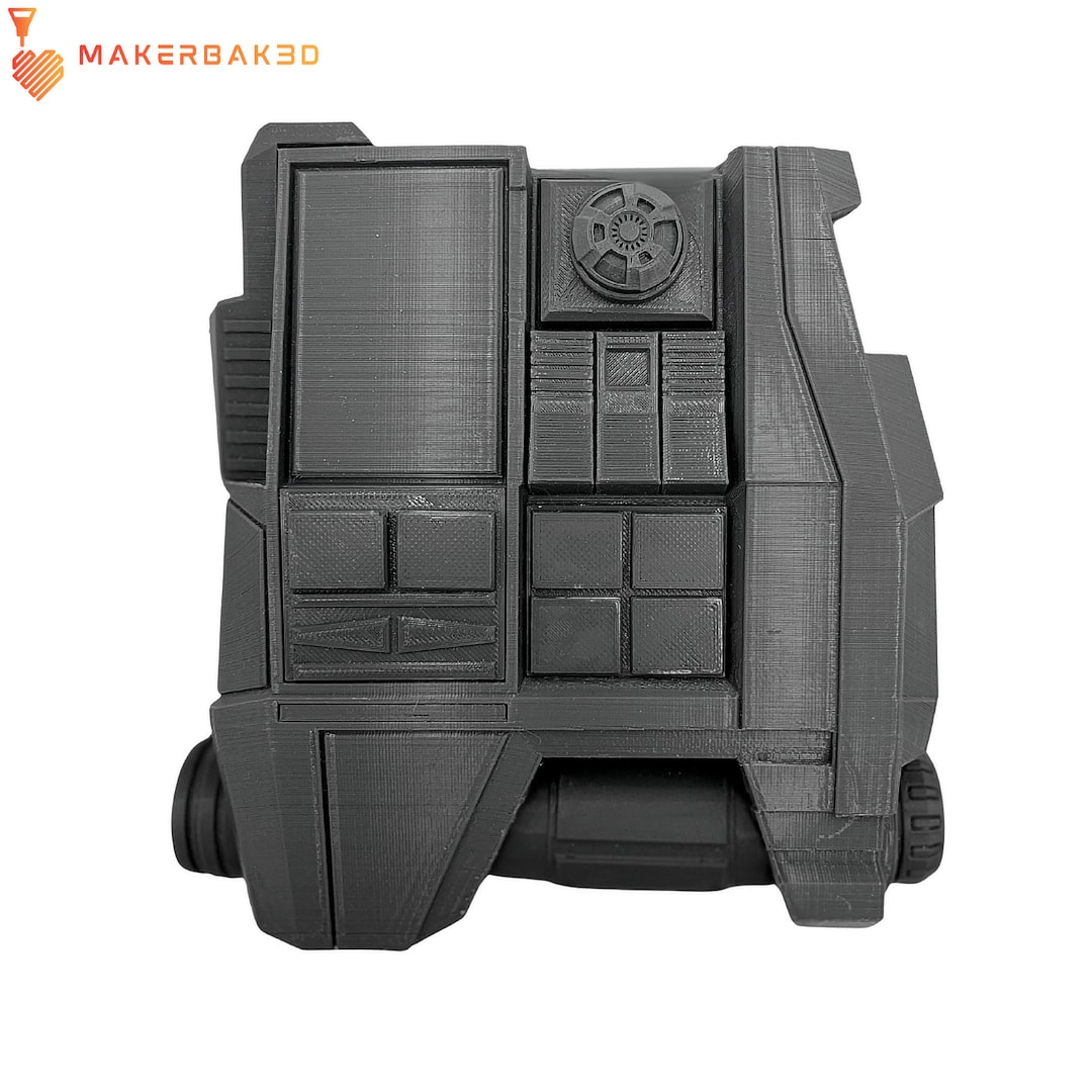 Mandalorian Cosplay 3D Printed Pilot Life Support Chest Box - Star Wars ...