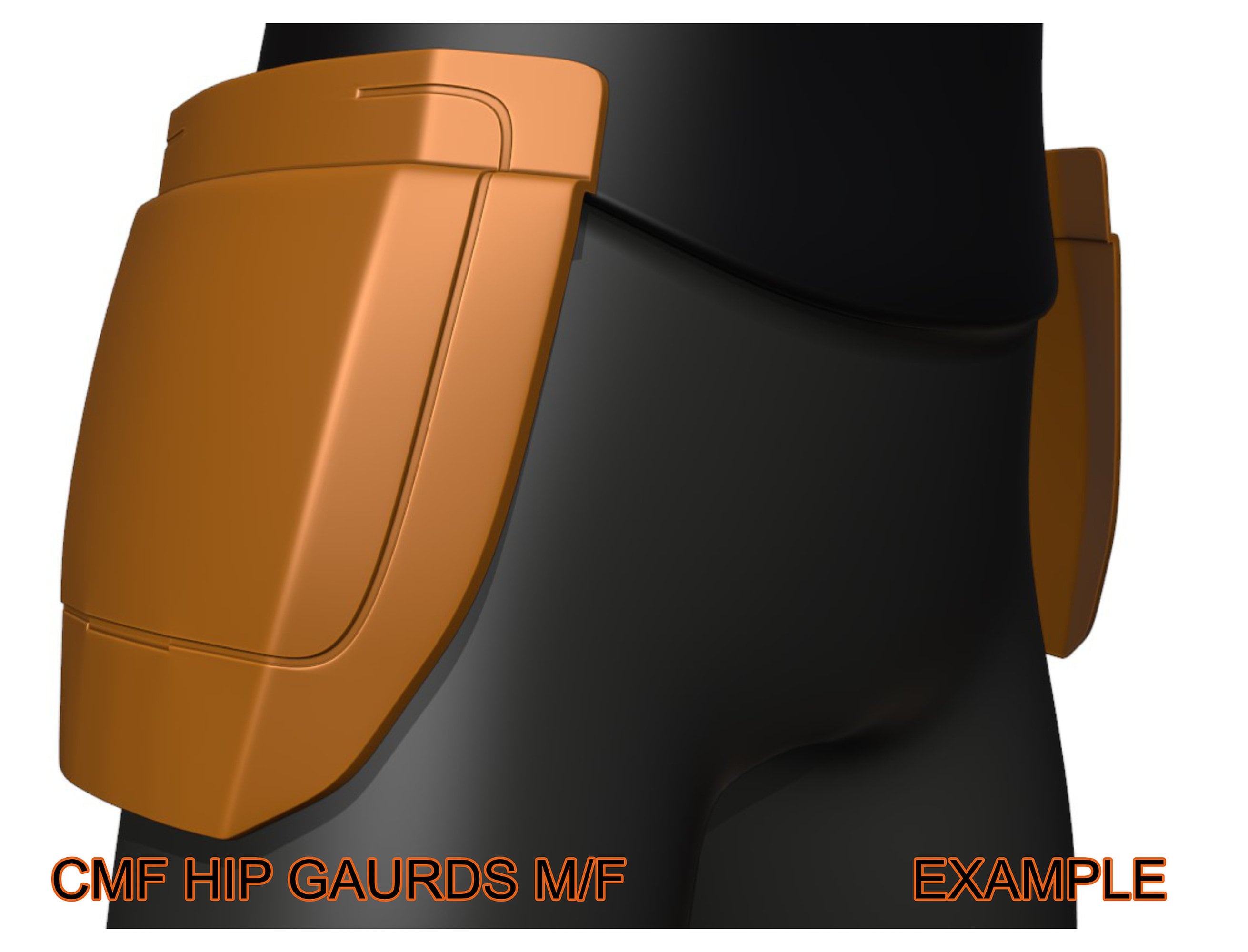 Sculpting & Forming Classic Mando Fusion Thigh Plates Armor 3D STL File ...