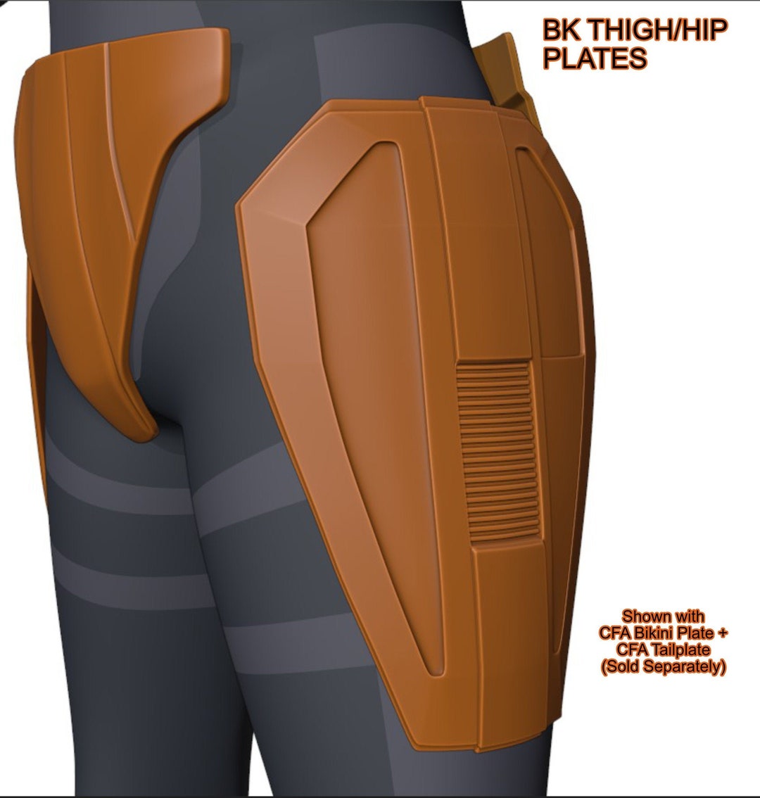 Heiress Thigh Armor 3D Printable - Etsy