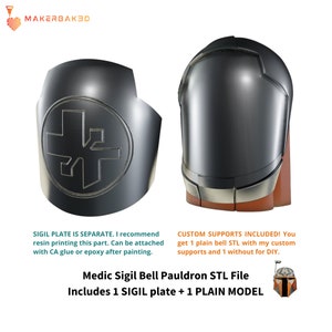 Medic Bell Shoulder Armor 3D Printable - Etsy