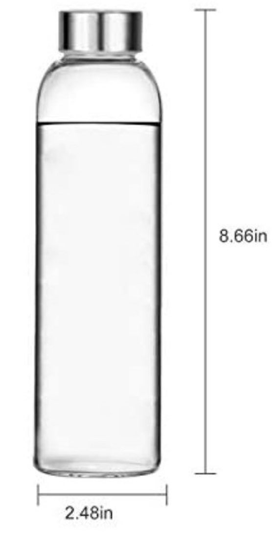 Custom Glass Water Bottles - Etsy