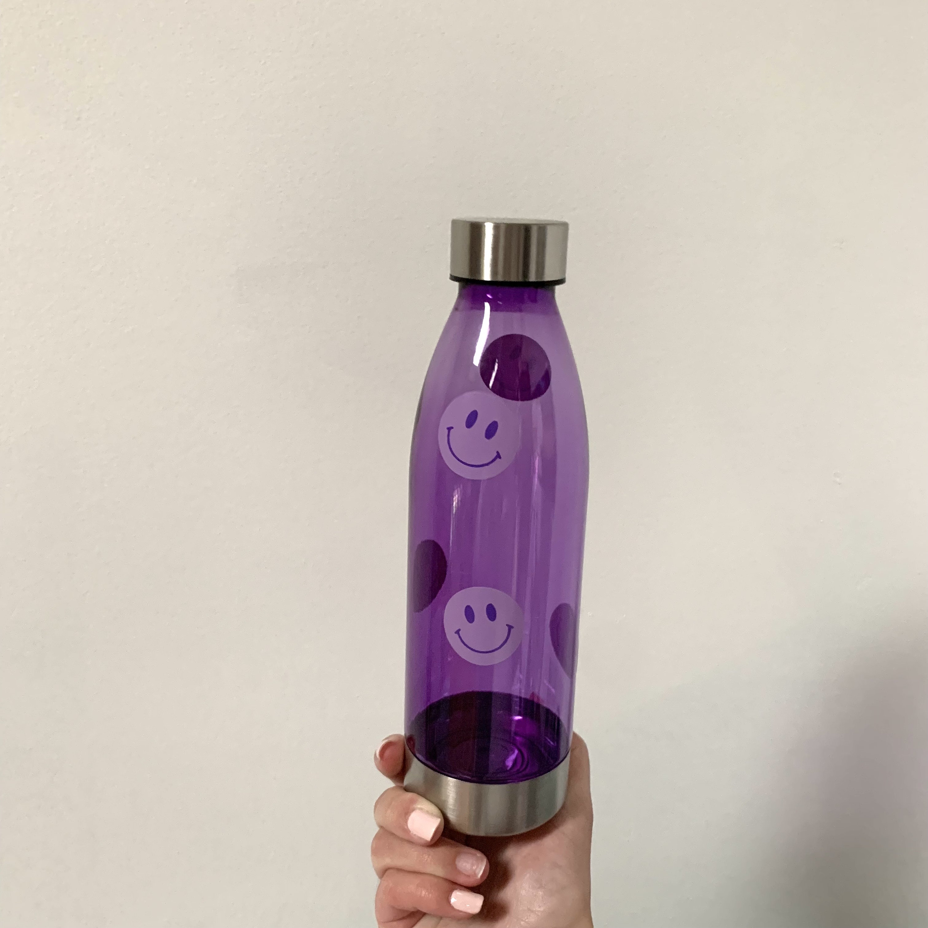 Custom Smiley Face Water Bottle - Etsy