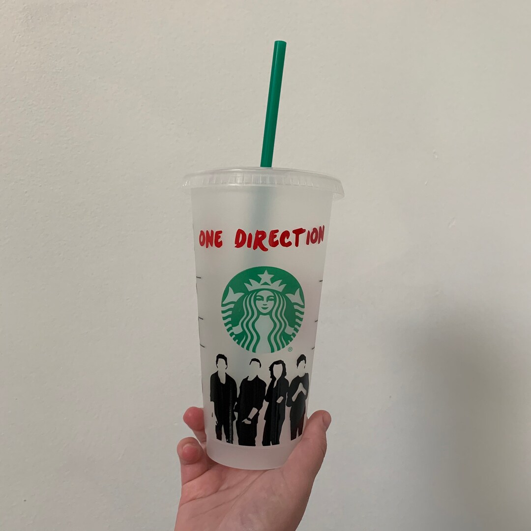 One Direction Starbucks Cold Cup - Etsy